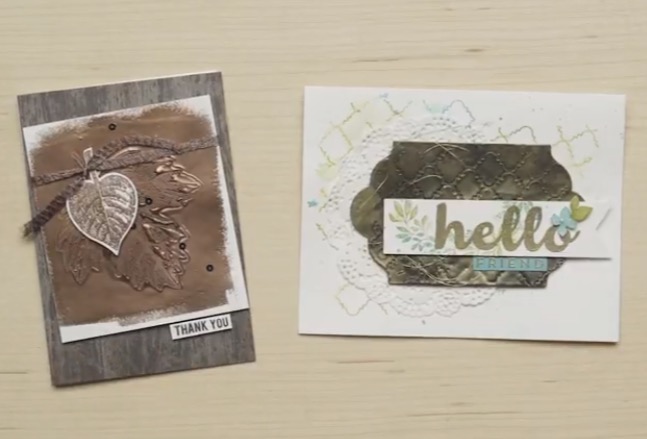 Embossing Technique Video from Stampin Up! - Stamping With Lisa