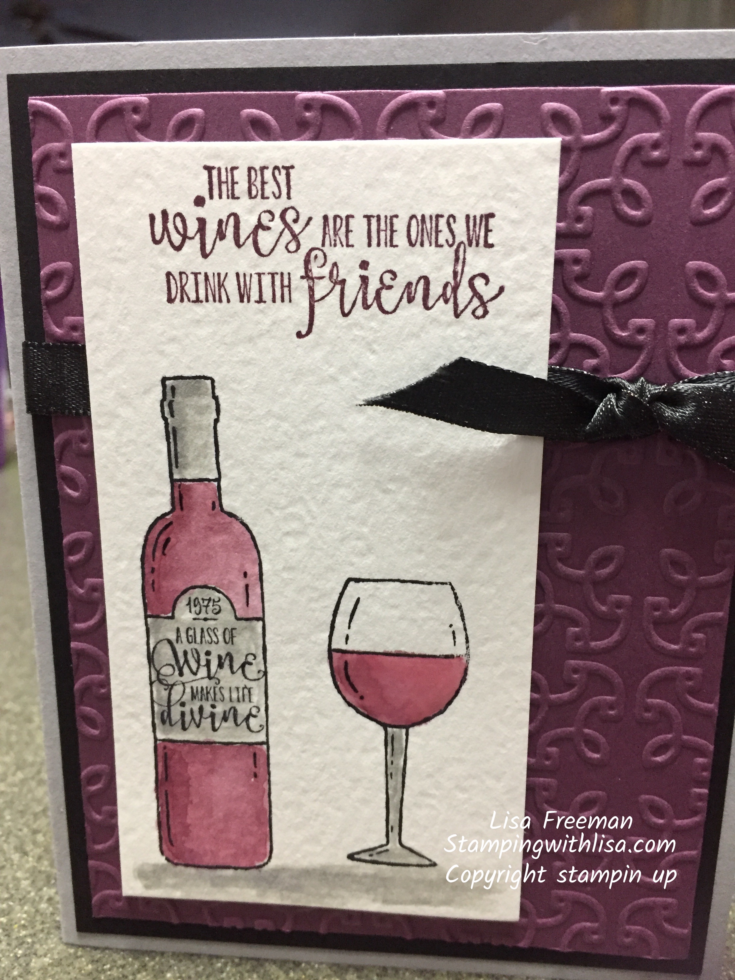 From Hot Chocolate to Wine! - Stamping With Lisa